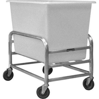 Global Industrial™ Bulk Mover Cart with White Tub - 8 Bushel,36-1/4"L x ...