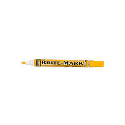 Dykem® 84004 - Brite-Mark® Medium Yellow Marker (Pack of 12) | B511382 ...