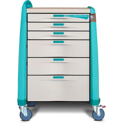 Capsa Healthcare Avalo® Anesthesia Cart w/ Standard Height & Key Lock ...