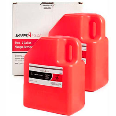 Sharps Assure Two - 2 Gallon Sharps Retrieval Program | B2161187 ...