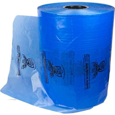 Armor Poly® VCI Sheeting, 18"W x 18"L, 1.25 Mil, High Density, Blue ...