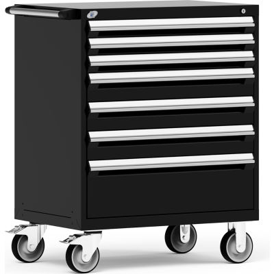 Rousseau Metal 7 Drawer Heavy-Duty Mobile Modular Drawer Cabinet - 36 ...