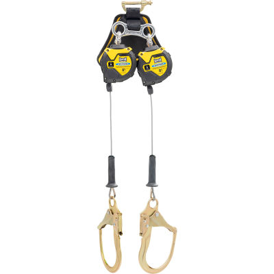 Werner® Bantam Twinleg 8' Cable Self Retracting Lifeline w/ Steel Form ...