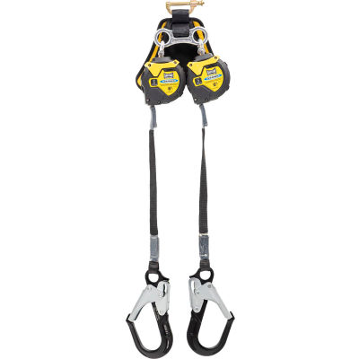 Werner® 6' Bantam Twin Leg Web LE Self Retracting Lifeline w/ Aluminum ...