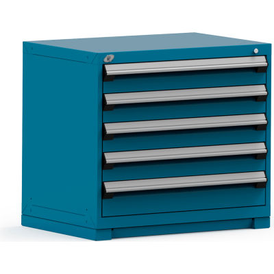 Rousseau Modular Storage Drawer Cabinet 36x24x32, 5 Drawers (2 Sizes) w ...