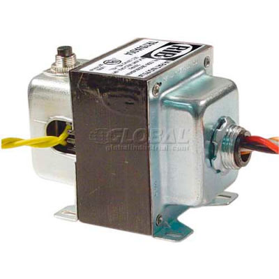 RIB® Transformer TR75VA004, 75VA, 120/208/240/480-24V, 1 Hub, Side Opening, Circuit Breaker ...