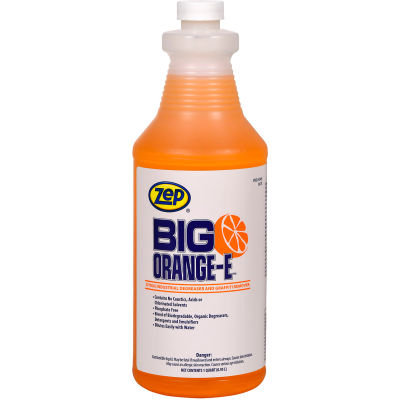 Zep Big Orange-E Organic Cleaner & Degreaser, 32 oz. Bottle, 12 Bottles ...