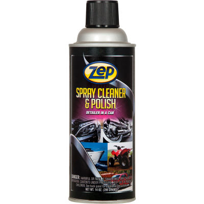 ZEP Spray Cleaner & Polish Detailer, 14 oz., 12 Can