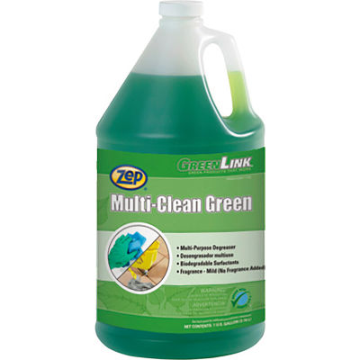 Zep Multi-Clean Green Cleaner & Degreaser, Gallon Bottle, 4 Bottles ...