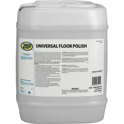 Zep Universal Floor Polish, 5 Gallon Pail | B2684462 - GLOBALindustrial.com