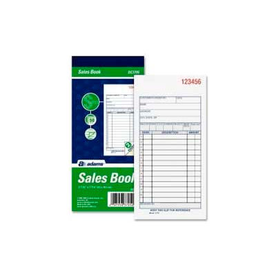 Adams® Sales Order Book, 2-Part, Carbonless, 3-11/32" x 7-3/16", 50 ...