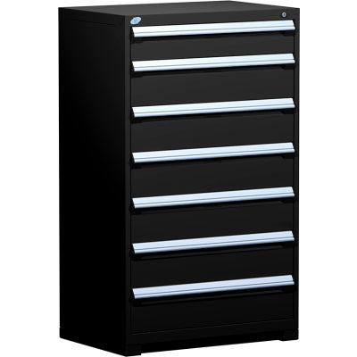 Rousseau Metal Heavy Duty Modular Drawer Cabinet 7 Drawer Full Height ...