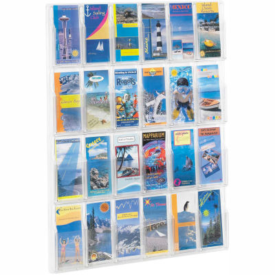 Clear 24 Pamphlet Display | B197664 - GLOBALindustrial.com