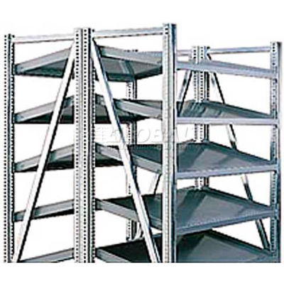 Steel Pick Shelving, 5 Level, Double, Tilt/Tilt, 78"H x 50"W x 48"D ...