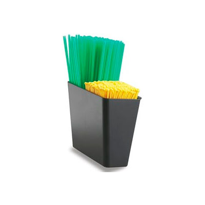 Stir Stick/Straw Caddy, 4 1/2"h x 5"w x 3"d