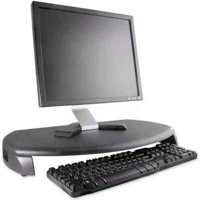 Kantek MS280B LCD/CRT Monitor Stand With Keyboard Storage, Black ...
