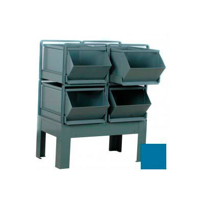 Stackbin® Pre-Built Roller Bearing Unit, 34-1/2"W X 24"D X 37"H, 4 ...