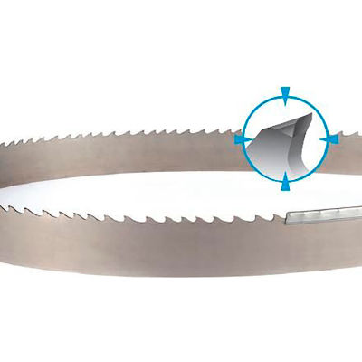 DoAll T3P (Triple Chip) Band Saw Blade, 1-1/4"W, .042 thick/gauge, 3-4 TPI