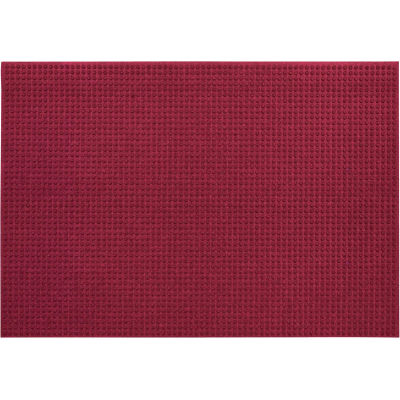 WaterHog® Forklift Mat 3/8" Thick 4' x 6' Red/Black