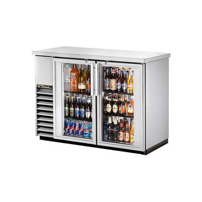True® TBB-24-48G-S Back Bar Cooler 2 Section - 49-1/8"W X 24-1/2"D X 35 ...