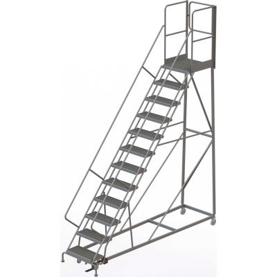 Ladders | Rolling Steel Ladders | 12 Step Forward Descent 50 Deg ...
