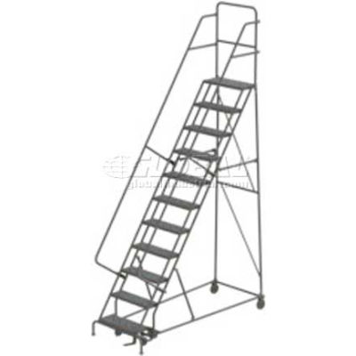 11 Step Steel Rolling Ladder - Grip Strut - UKDSR111242
