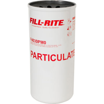 Fill-Rite F4030PM0, 40 GPM Particulate Spin on Filter - 30 Micron, In ...