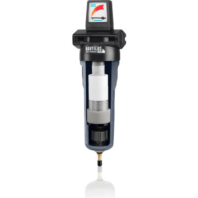 Atlas Copco 1" NPT 2-in-1 Coalescing Filter, 178 CFM, 8,000 hr, 0.01 ...