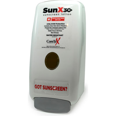 CoreTex® Sun X 30 71558 Sunscreen Lotion, Wall Dispenser | B2322431 ...