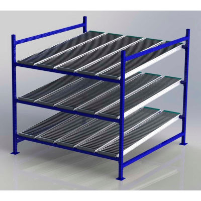 UNEX FC99SW72723-S Flow Cell Heavy Duty Gravity Rack w/ wheelbed ...