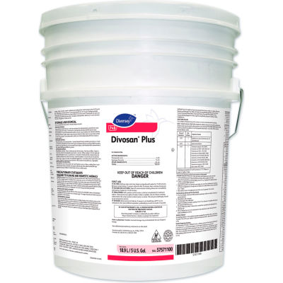 Diversey™ Divosan Plus Spectrum Sanitizer, 5 Gal Pail