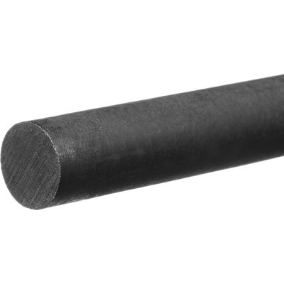Delrin Acetal Rod 24"L x 3/4" Dia, Black | B2773359 - GLOBALindustrial.com