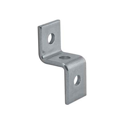 Unistrut 1-5/8" "Z" Shape Fitting P1045eg, Electro-Galvanized - Pkg Qty 50