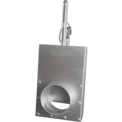 US Duct Clamp Together Automatic Blast Gate, 10" Diameter, Galvanized