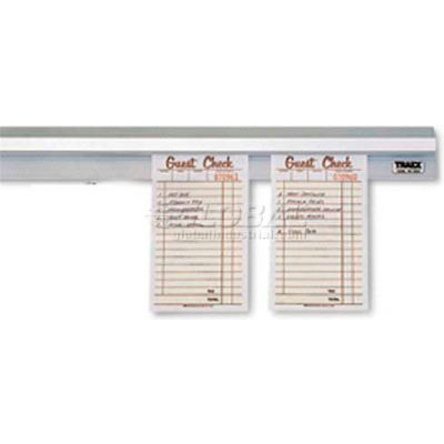 Vollrath® Check Holders, 2548, 48" Long, Brushed Aluminum - Pkg Qty 2 ...