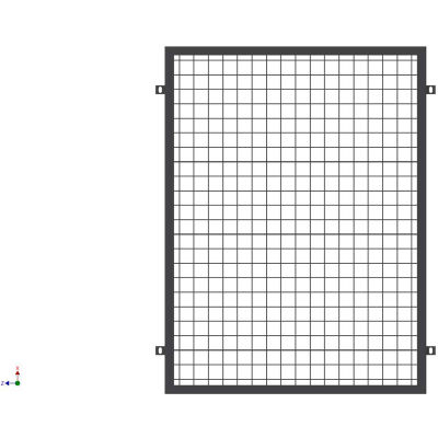 WireCrafters® RapidWire™ 2'W x 4'H, Welded Wire Security Window Guard