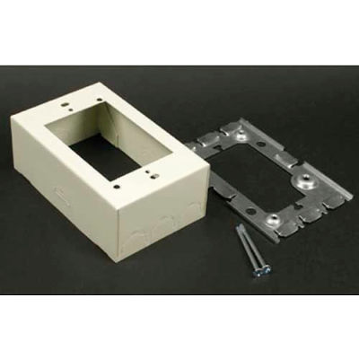 Wiremold 5751awh 1-Gang Deep Extension Box Adapter, White, 4-5/8"L ...