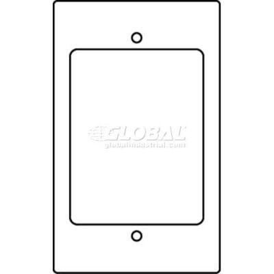 Wiremold-Rt 1-Gng, Sgl Open W/Ortronics Tracjack Bezel, Series Ii Bezel ...
