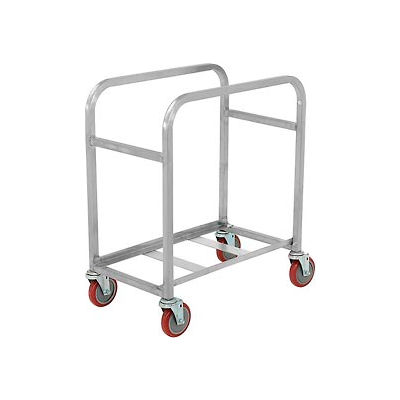 Winholt Mobile Stainless Steel Lug Cart SS-L-2 Capacity 2 Lug, 25"L x ...