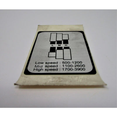 JET® Spd Label, JMLVS-90