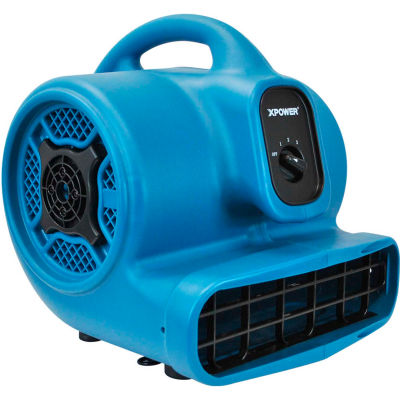 XPOWER Stackable Air Mover, 3 Speed, 1/4 HP, 1600 CFM