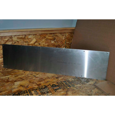 Rockwood Rectangular Kick Plate, 34-1/2"L x 10"W x 5/100"H, 36" Dia ...