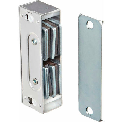 Rockwood Extra Heavy Duty Magnetic Latch, 3"L x 1"W x 1"H, 3-1/6" Dia ...