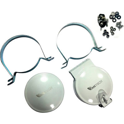 Vantech Conduit Carrier Caps, 6" Tube Not Included, Fits Cross Bars w ...