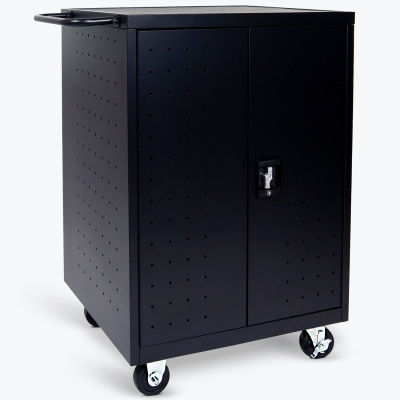 Luxor Laptop/Chromebook Computer Charging Cart For 24 Devices, 31-1/8"W ...