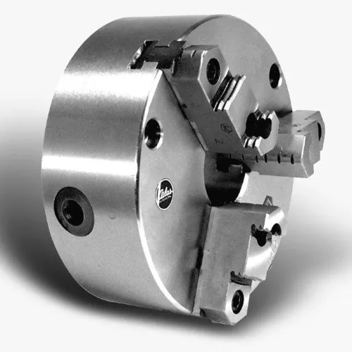 3 Jaw Self-Centering Iron Body Chuck - Med. Duty - 10" Dia. - Flat Back ...