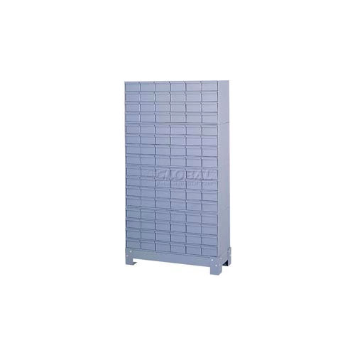 Durham Steel Drawer Cabinet 022-95 - With 96 Drawers 34-1/8"W x 12-1/4 ...