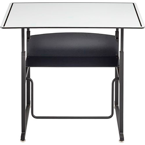 Safco® AlphaBetter Height-Adjustable Desk, Premium or Dry Erase Top, 36 ...