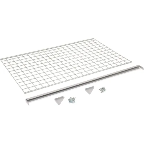 Global Industrial™ Wire Mesh Security Cage Accessory Shelf, 48"W x 24"D