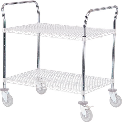 Nexel® AH21C Chrome Utility Cart Handle 21" (Priced Each, In A Package ...